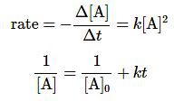 Integrated Rate Laws Zeroth First And Second Order Reactions