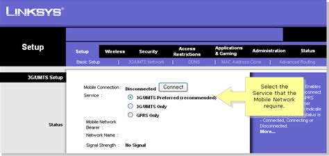 Linksys Official Support Setting Up The Wireless G G Router With G Connection