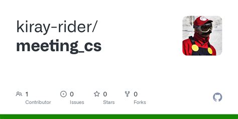 GitHub Kiray Rider Meeting Cs
