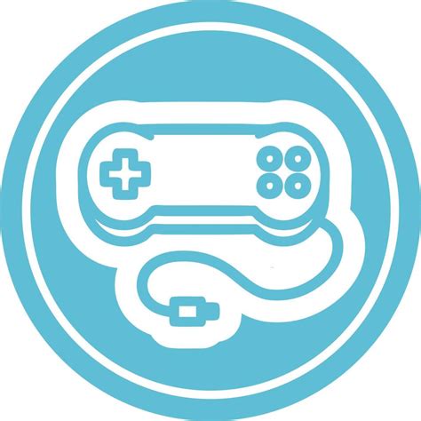 Console Game Controller Circular Icon Vector Art At Vecteezy