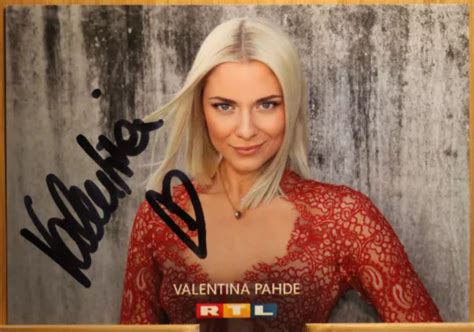 Valentina Pahde Orig Autogramm Signiert Gzsz Rtl Ak Eur 598