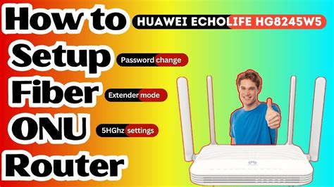 How To Setup Fiber ONU Router On Mobile Huawei Ont Configuration In Urdu YouTube