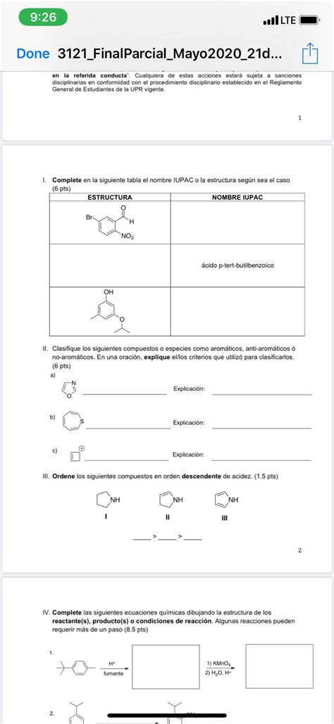Solved Classify The Following Compounds Or Species As Chegg