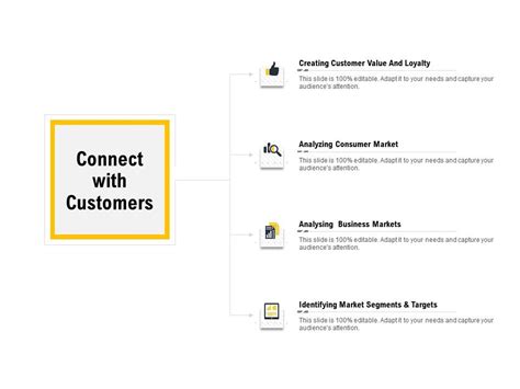 Connect With Customers Ppt Powerpoint Presentation Model Background