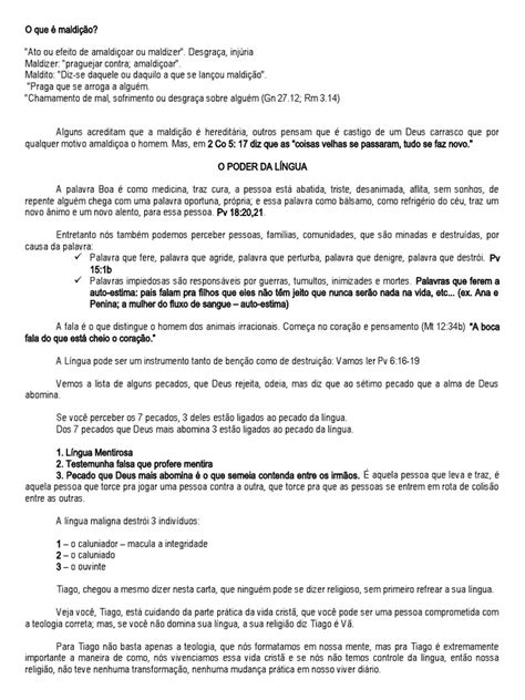 Ebd Maldição Pdf Pecado Teologia
