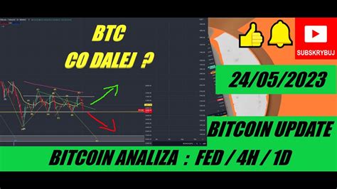 KRYPTOWALUTY ANALIZA 24 05 2023 BITCOIN UPDATE BITCOIN ANALIZA