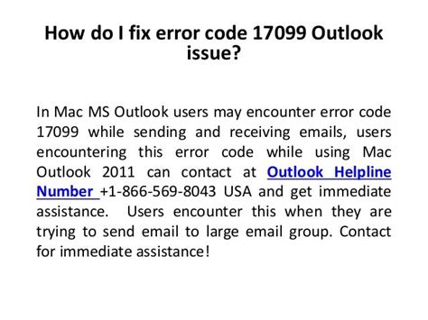 Error Code 17199 In Outlook 2016 For Mac Fasrmeme