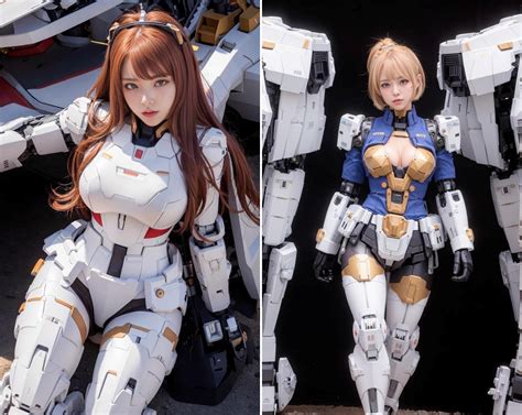 This Is Game Thailand แฟนอาร์ต Ai จับสาวมาใส่ชุดออกรบสไตล์ Gundam