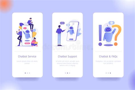 Application Design Set For Online Help Customer Support And Live Chat