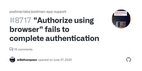 Authorize Using Browser Fails To Complete Authentication · Issue