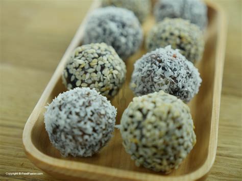 Khajoor Balls Dates Coated With Coconut And Sesame Seeds Food Fusion