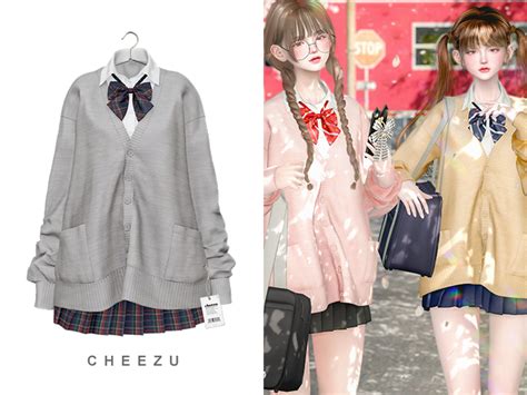 Second Life Marketplace Cheezu Momoko Uniform Gray