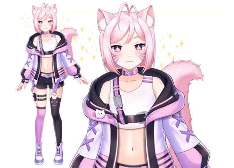 A Fantastic 2d Vtuber Model Live2d Vtuber Model 2d Vtuber Upwork