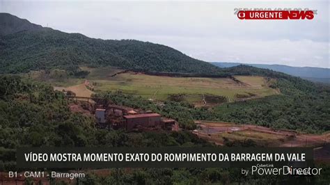 G1 Vídeo inédito mostra o momento exato do rompimento da barragem em Brumadinho MG YouTube
