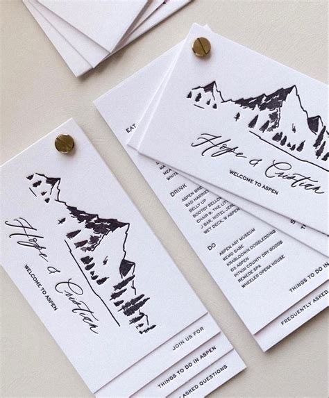 Allie Ski Wedding Invitation Suite Snowboarding Wedding Invitation