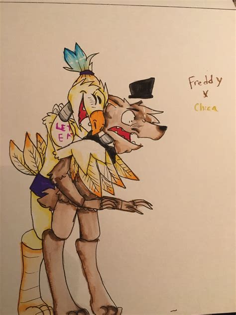 Freddy X Chica By Fangle666 On Deviantart