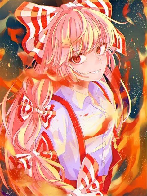 Fujiwara No Mokou Touhou Mobile Wallpaper By Pixiv Id 69552808
