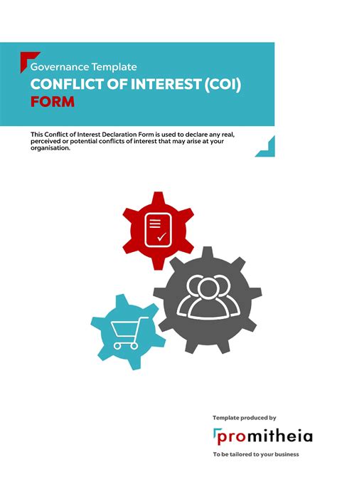 Conflict Of Interest Coi Declaration Form Promitheia Procurement