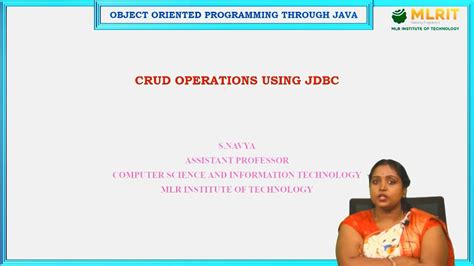 Lec Object Oriented Programming Through Java Crud Operations Using