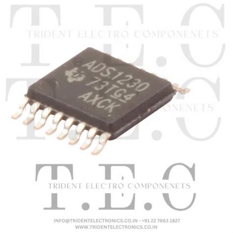 Ads1230ipwr Ic Adc 20bit 20 Bit Analog To Digital Converter 1 Input 1 Sigma Delta 16 Tssop At
