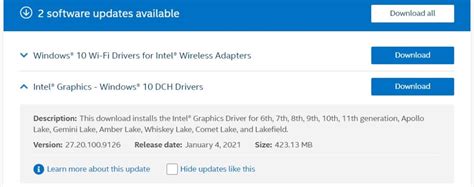 Whats New In Intels January 2021 Gpu Driver Update For Windows 10