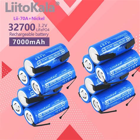 Купить Аккумулятор 32700 LiFePO4 Liitokala70A-N 7000mAh 3.2V 30A под ...