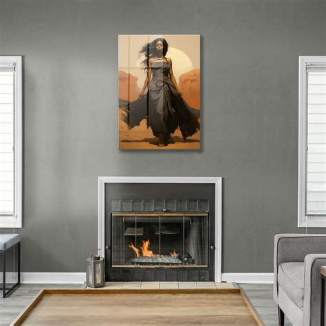 Glass Wall Art Beautiful Woman Wall Art Tempered Glass Wall Art Wall