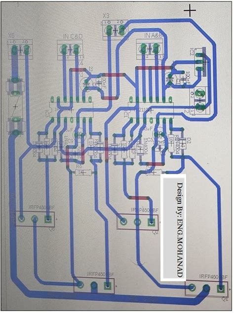 the pcb schematic for the h bridge inverter download scientific diagram