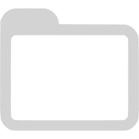 Light Gray Folder Icon Free Light Gray Folder Icons