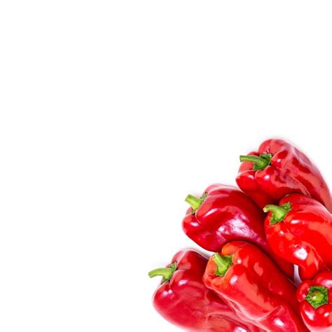Premium Photo Red Pepper On White Background