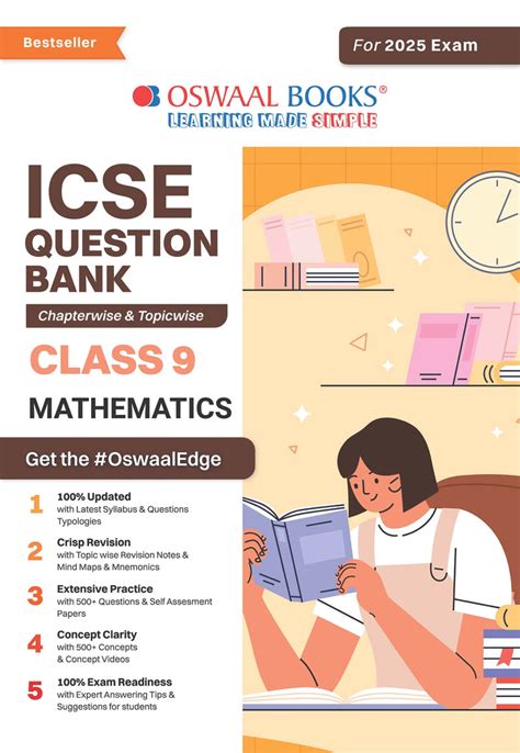 icse question bank class 9 mathematics for 2025 exams oswaal books