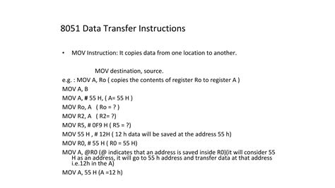 Unit 01 Lec2 Introduction To 8051 Microcontroller 2 Pptx