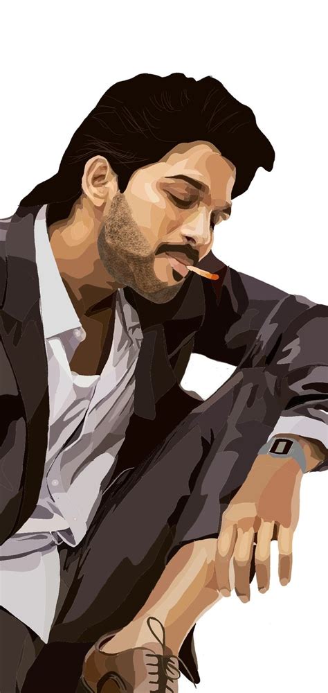 Allu Arjun Digital Art Art Digital Art Character Art