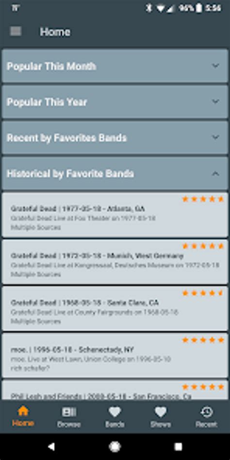 Tapers Section For Android Download