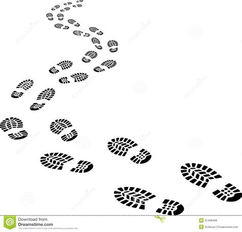9 Footprints Clipart Preview Shoe Prints Walki Hdclipartall