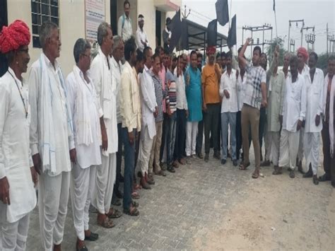 Bjp Workers Raised Slogans On Gss Protest Against Power Cut And Not