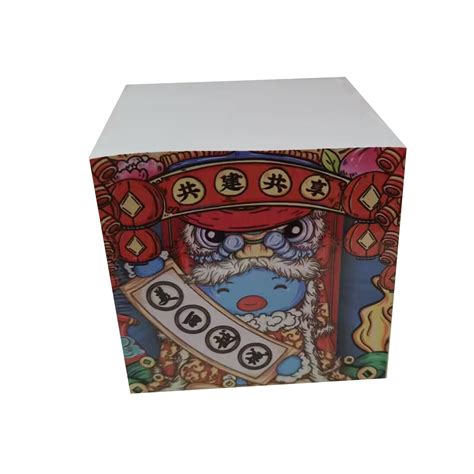 colored paper bricks cube memo pad 3d sticky notes paste sticky notes