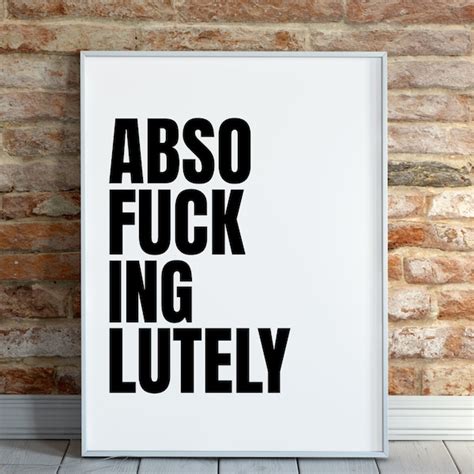Funny Quote Poster Etsy