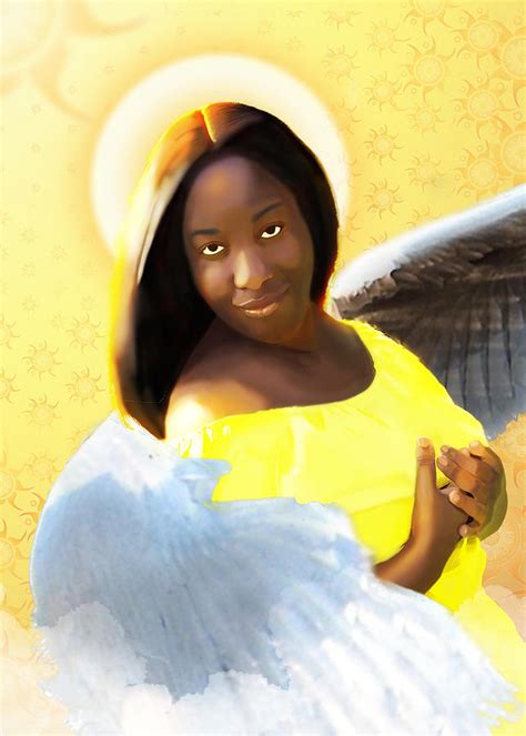 Uriel Digital Art By Kingsley Obike Fine Art America