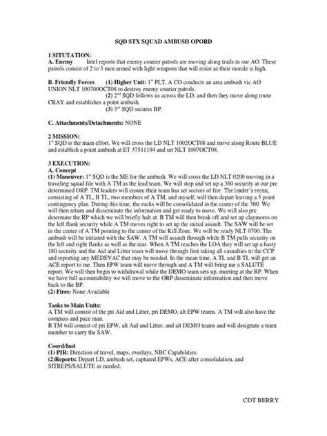Opord Battles Military Of The United States