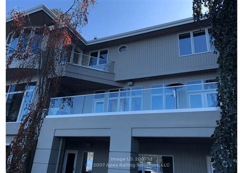 Shoe Mount Glass Railings Custom Railing Installers In Seattle