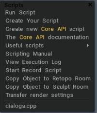 Scripting Core API 3DCoat Documentation