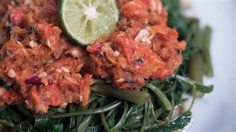 Resep Plecing Kangkung Sajian Populer Dari Lombok
