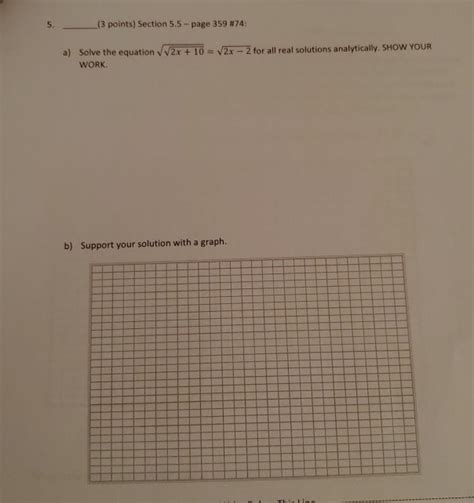 Solved 5 3 Points Section 55 Page 359 74 2x 10