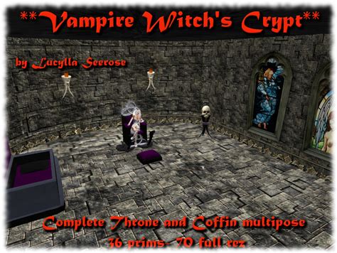 Second Life Marketplace Box Vampire Witchs Crypt By Lucylla