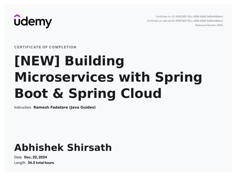 Abhishek Shirsath On Linkedin Microservices Springboot Springcloud Java Udemy Javaguides
