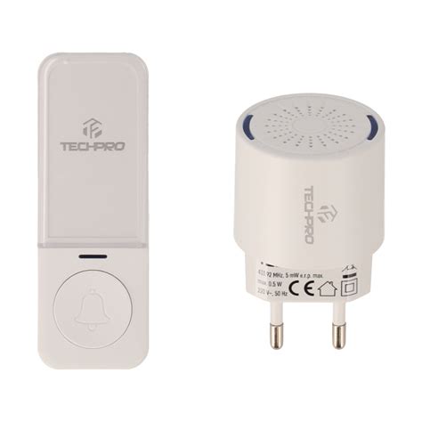 กลงประตอจฉรยะ TECHPRO Wireless DoorBell BF880 White Education