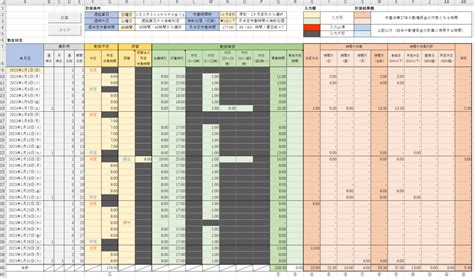 時間外労働時間計算ツール（原則・1か月単位変形制） 社労士tools