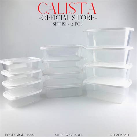 Jual FOOD KONTAINER CONTAINER SET TOPLES KOTAK CALISTA FURANO BENING