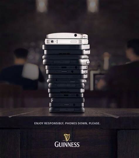 Guinness Ad Says Put Phones Down And Enjoy Drinks The Ad Digest